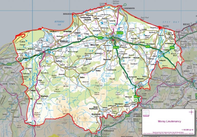 The Lieutenancy Area – Lord Lieutenant of Moray