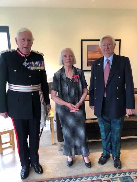 Investiture of Mrs Marion Yool, MBE,DL for Voluntary Service – Lord ...